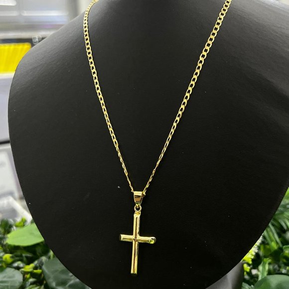 Prime Jewelry 269 | Jewelry | Cross Pendant Necklace Cuban Chain Gifts ...